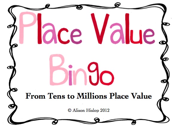 Place Value Bingo Teaching Maths With Meaning Place Value Bingo Teaching Maths With Meaning