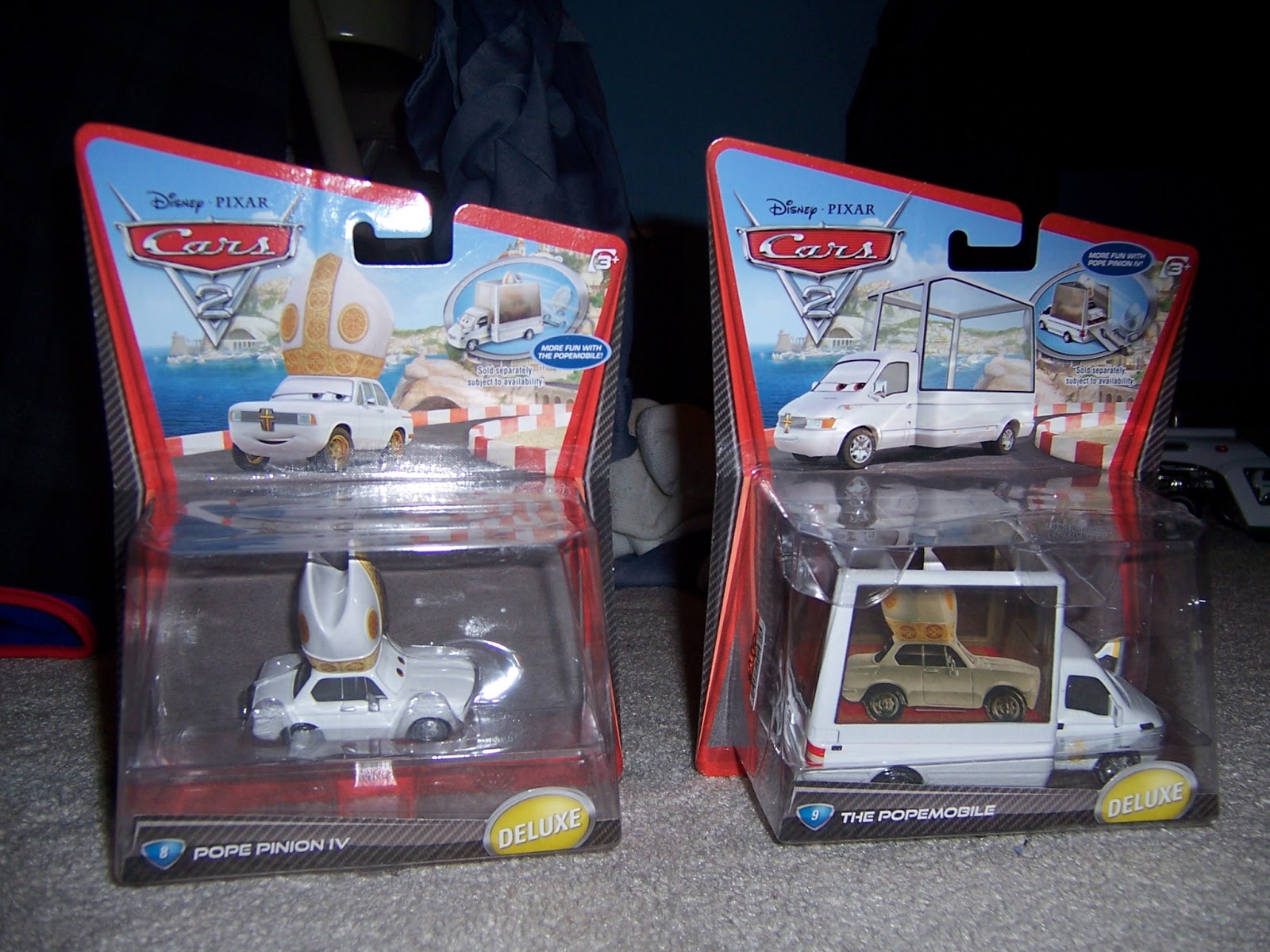 JC Motors Official: Disney-Pixar Cars 2 Pope Pinion IV and The Popemobile
