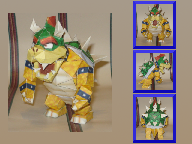 Paper Craft: Bowser ~ Organn con 2 "N"