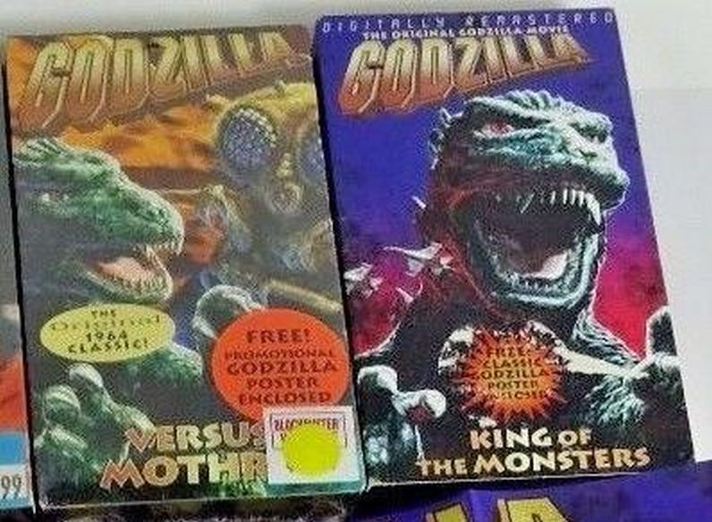the sphinx: Godzilla VHS Promo Poster (Simitar/Blockbuster, 1998)