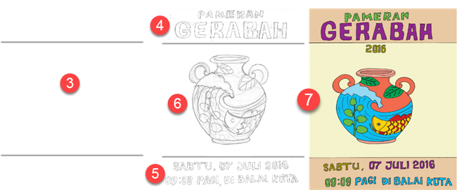 Proses Mendesain Poster dengan Tangan | Mikirbae.com