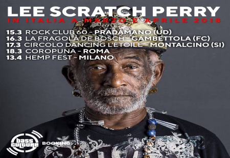 LA LEGGENDA MONDIALE DEL REGGAE LEE SCRATCH PERRY TORNA IN ITALIA ...