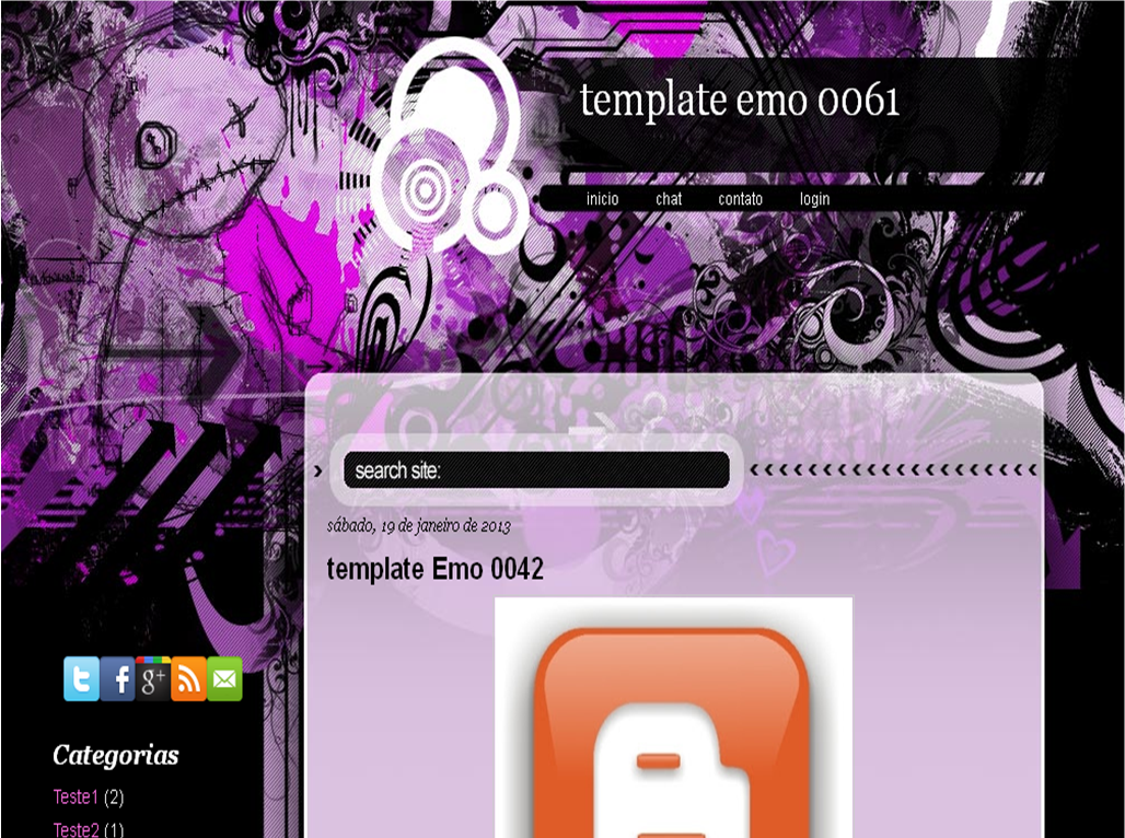 template emo 0061 - TEMPLATES MANIA