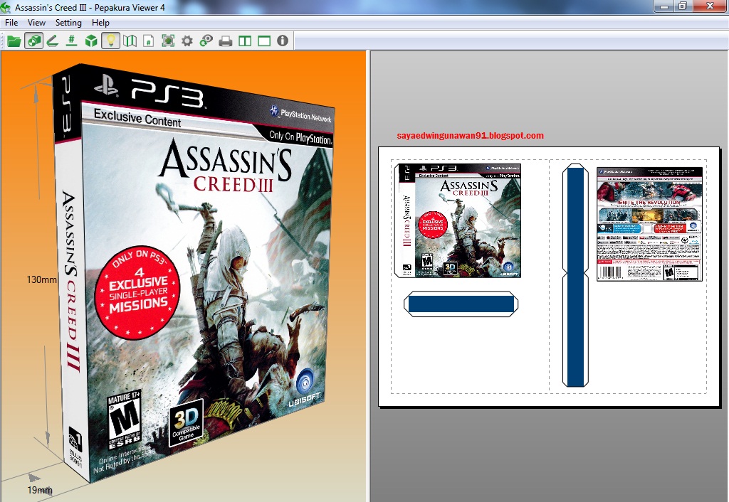 Our World: Papercraft Cover Playstation 3