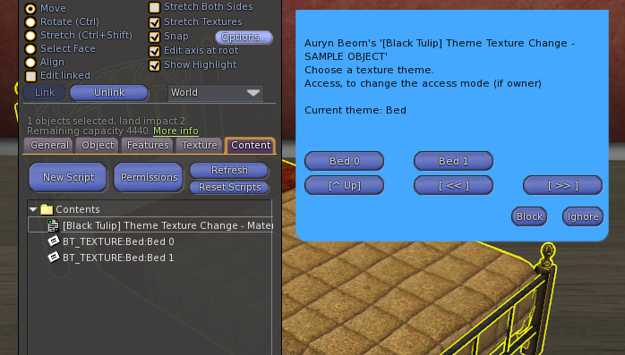 Black Tulip - Scripts: Script: Theme Texture Change - Materials & Basic