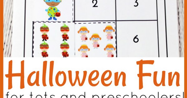 Halloween Fun Pack for Tots & Preschoolers | Totschooling - Toddler ...
