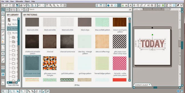 Nicole Nowosad: Silhouette Tutorial - How to use patterns
