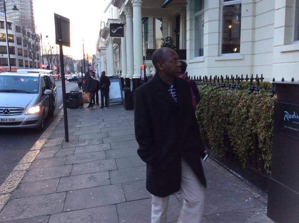 IGP Ibrahim Idris in the UK on the invitation of the Metroplitan Police ...