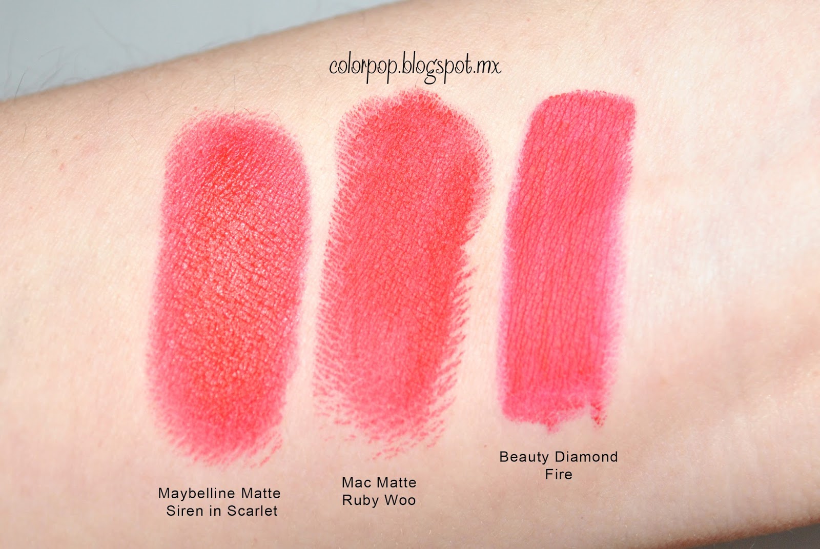 Color Pop: Maybelline, Mac y Beauty Diamond Dupes