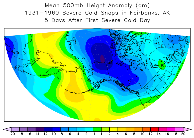 Deep Cold: Alaska Weather & Climate: Duration of Cold Spells - Part 2