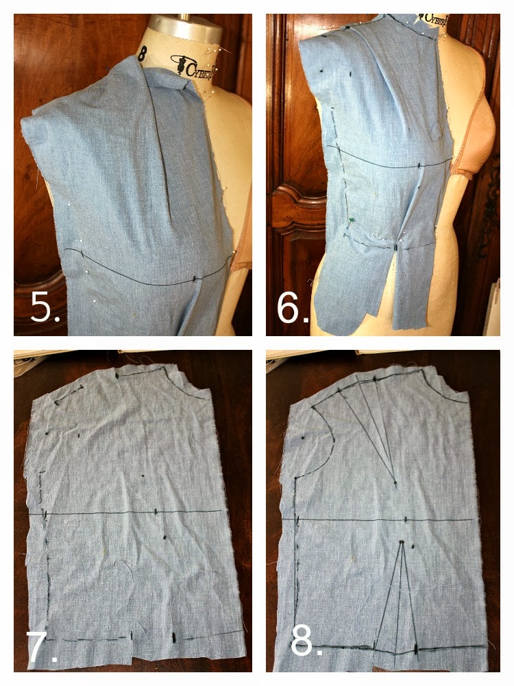 Draping The Basic Bodice: Drafting Front Bodice Sloper | Sew Country ...