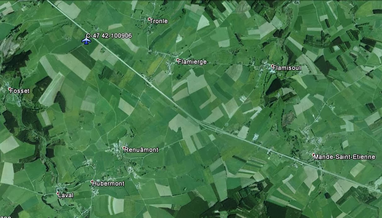 Ardennes Avions abattus en 1940-45: Crash d'un C-47 à Sibret le 24 déc ...