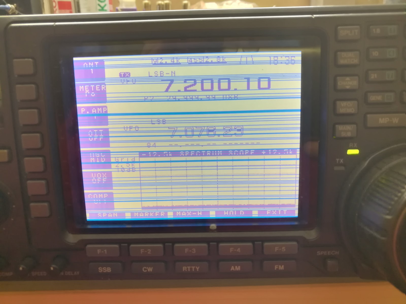 YU5MOL: Icom IC756 MK1, another display repair :)