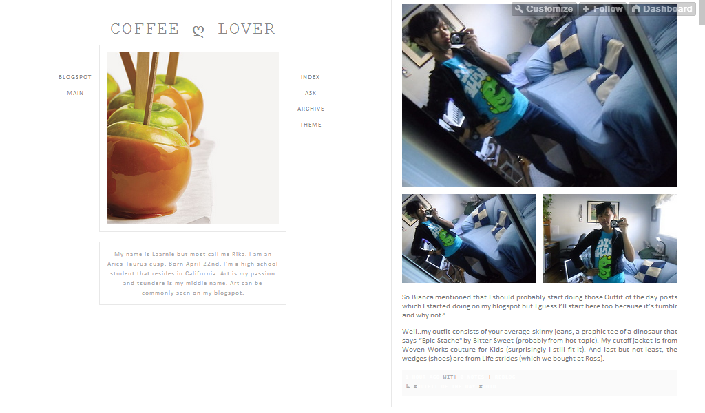 Rikachuuable: Tumblr Layout -- Rikachuuable