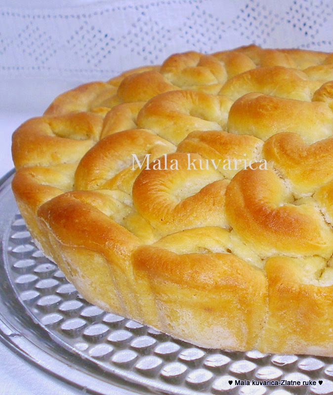 MALA KUVARICA - ZLATNE RUKE: Posna pogača - hleb