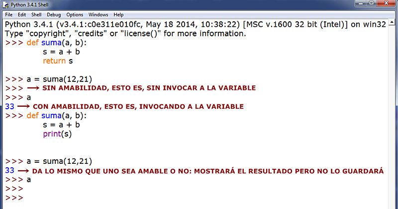 APRENDER A PROGRAMAR CON PYTHON: FUNCIONES DEFINIDAS POR EL USUARIO II