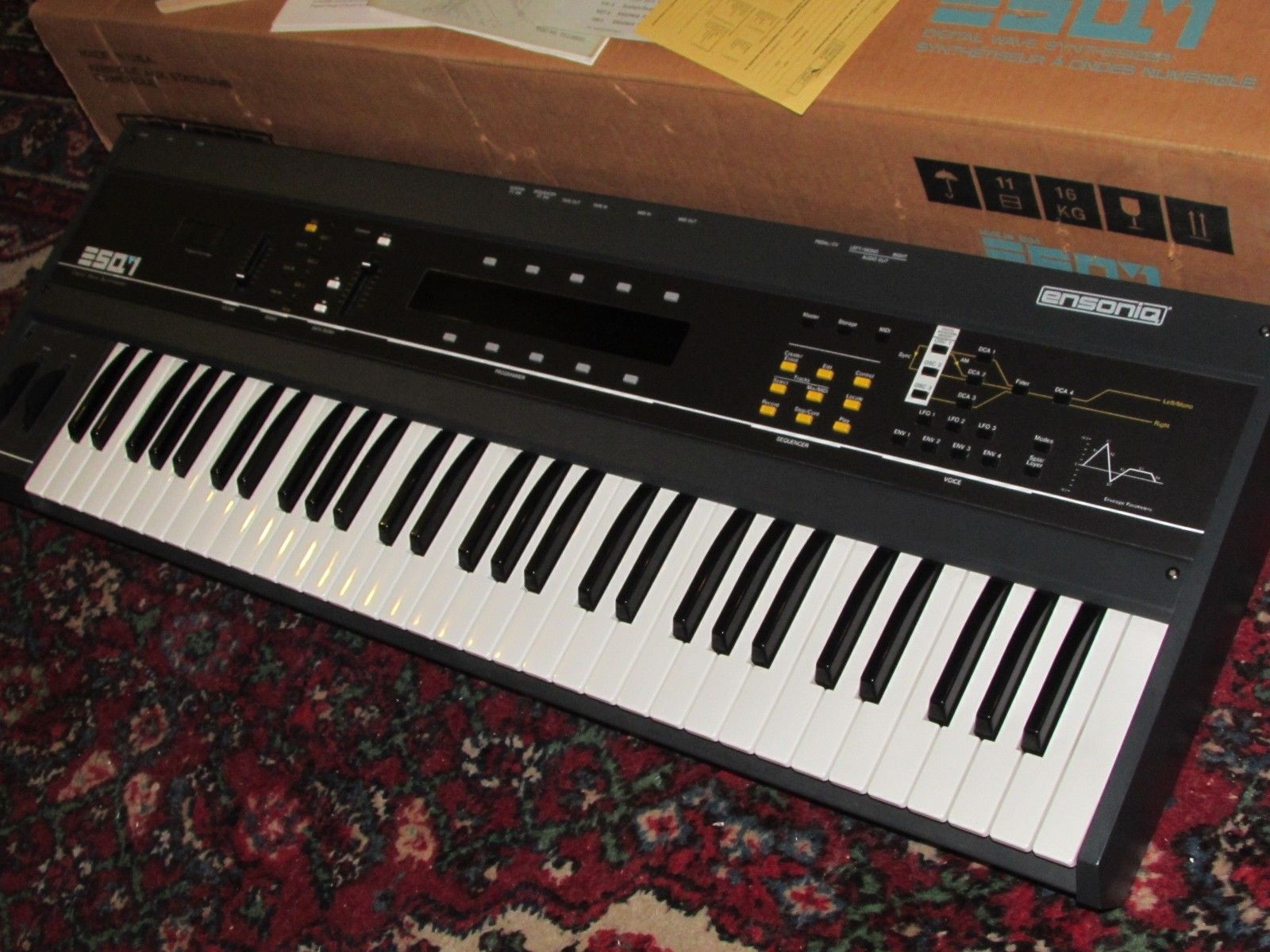 MATRIXSYNTH: Ensoniq ESQ-1 with Original Box