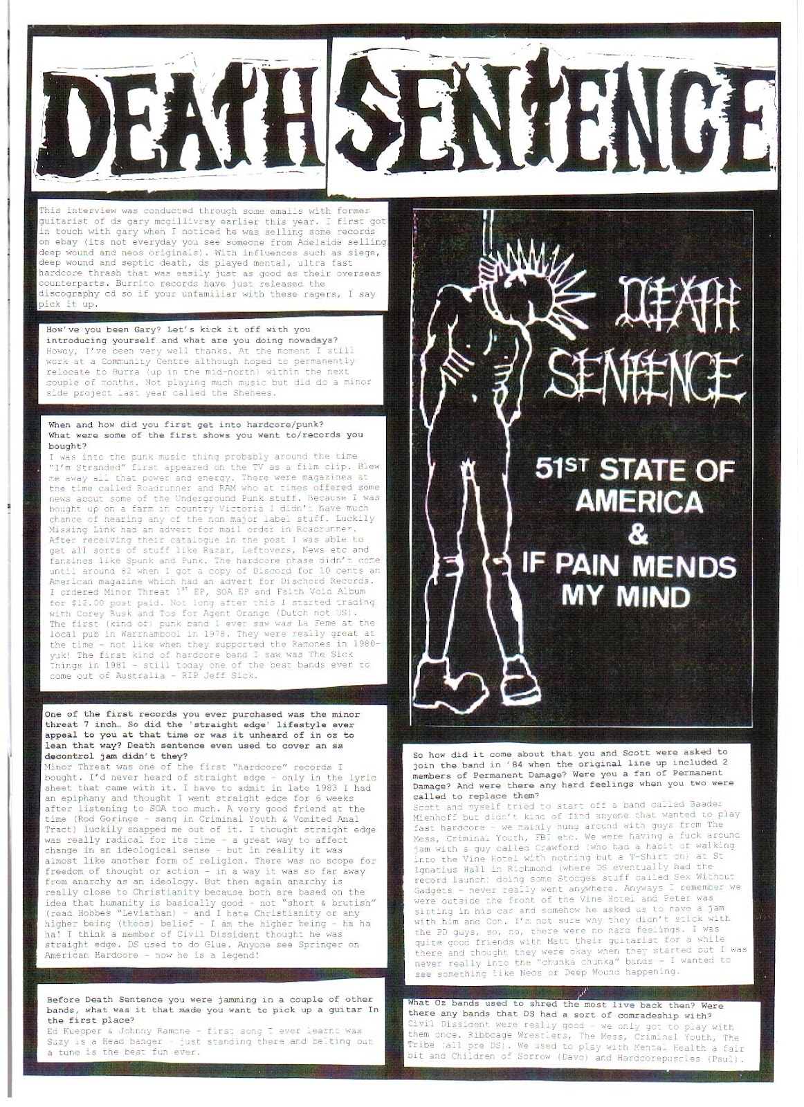 PERRO MALDITO: DEATH SENTENCE (australia) interview 2006