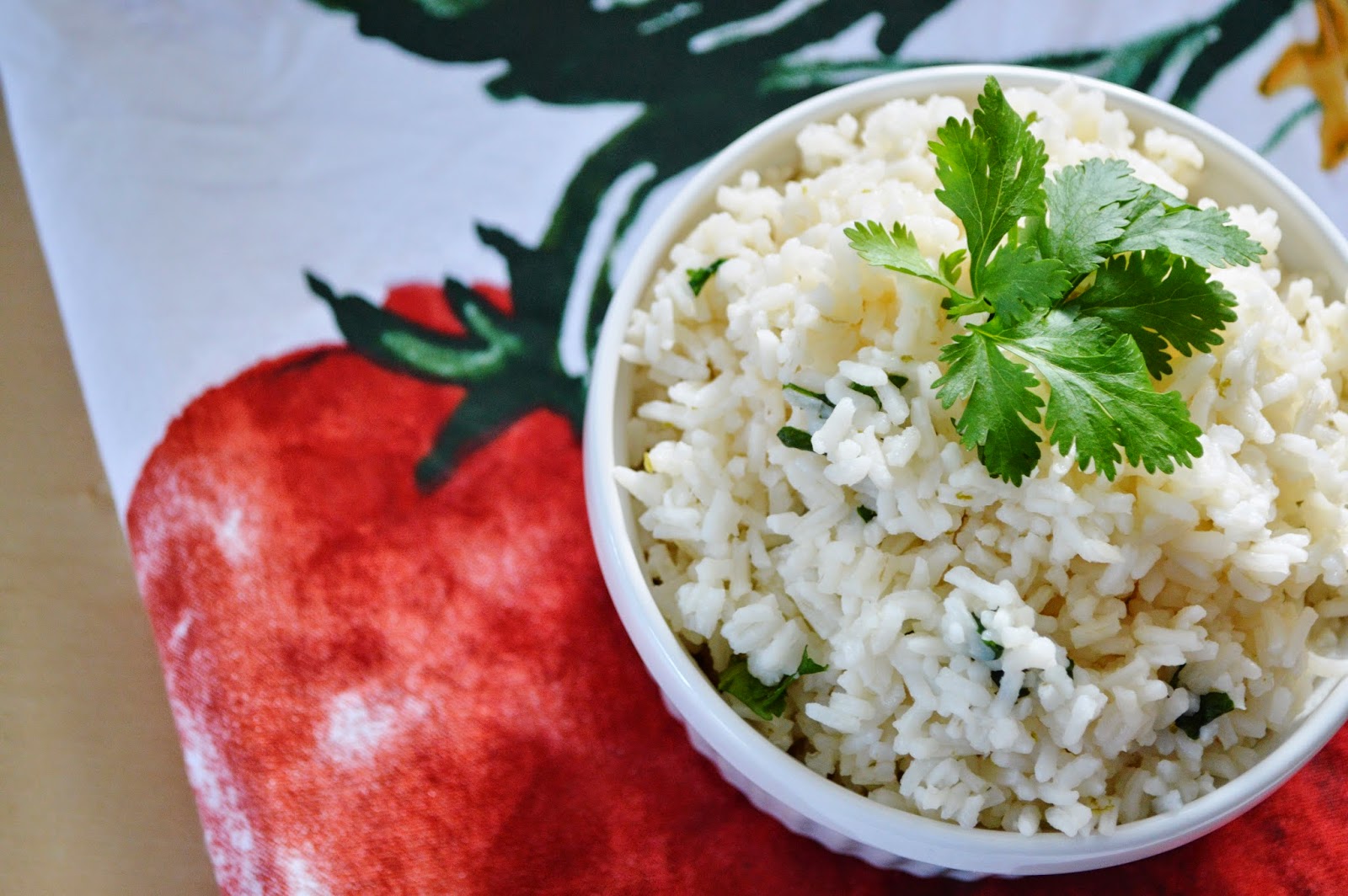 The Art of Comfort Baking: Cilantro Lime Rice