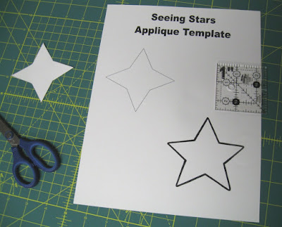 Happy Quilting: Seeing Stars Quilt-Along - Applique Star Block