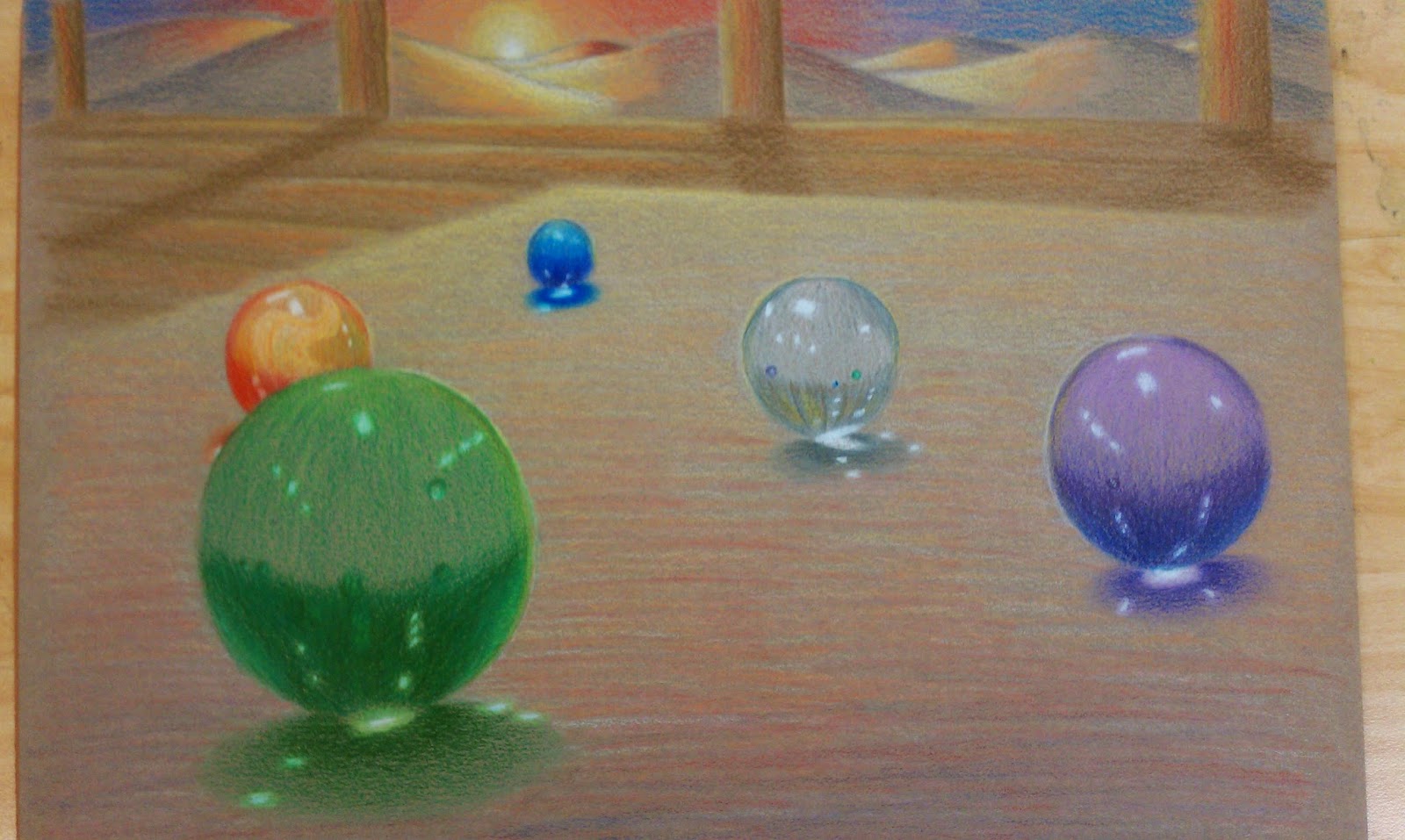 Computer Art Stuff: Completed Marble Project