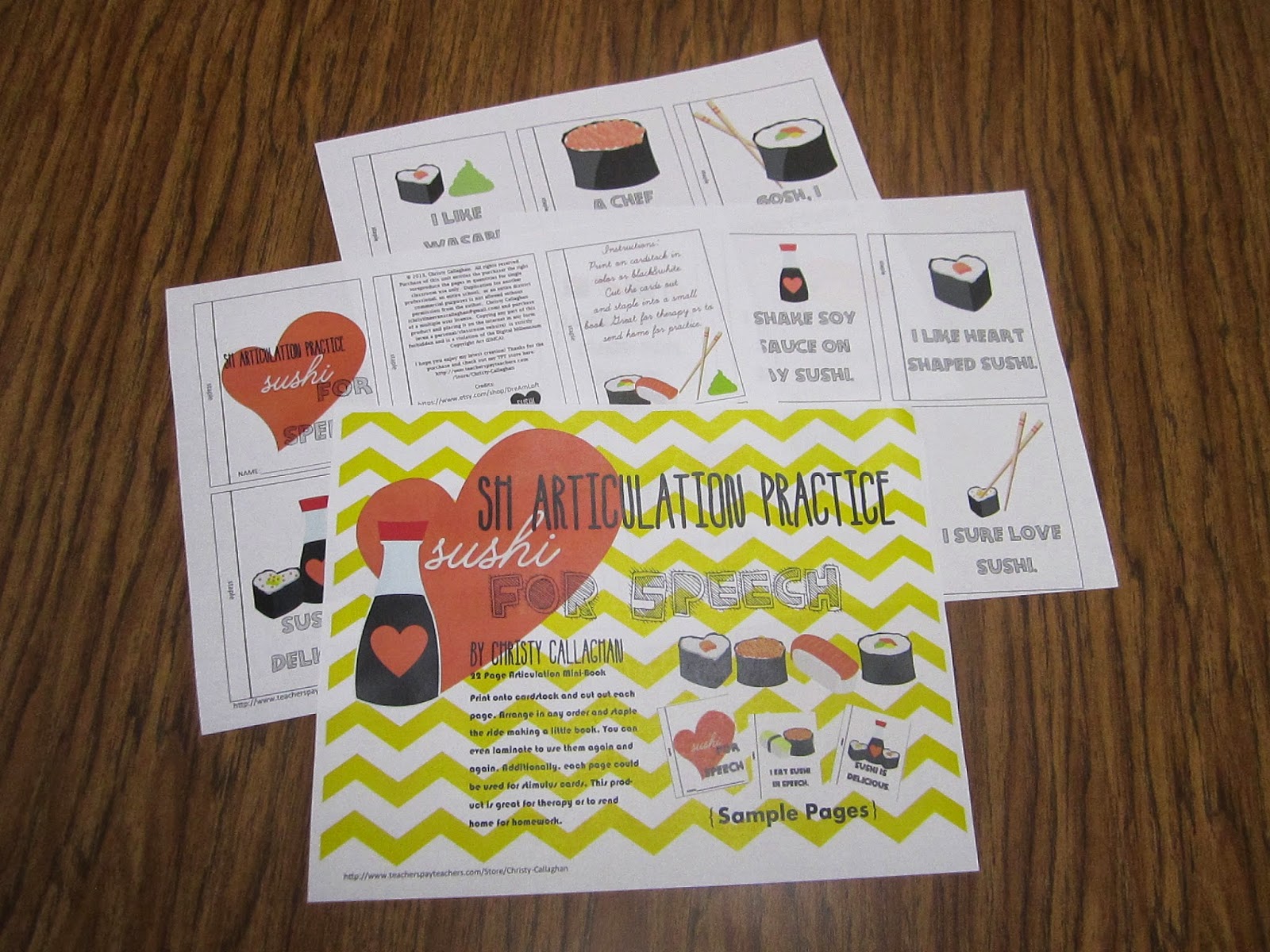 The Modern SLP: Speech Articulation Mini Books