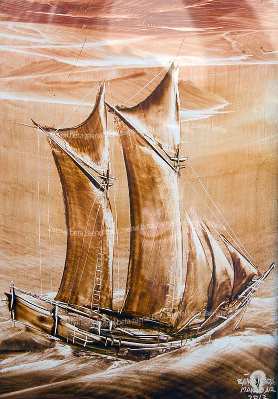 Phinisi I (BOOKED) | galeri lukisan tanah liat