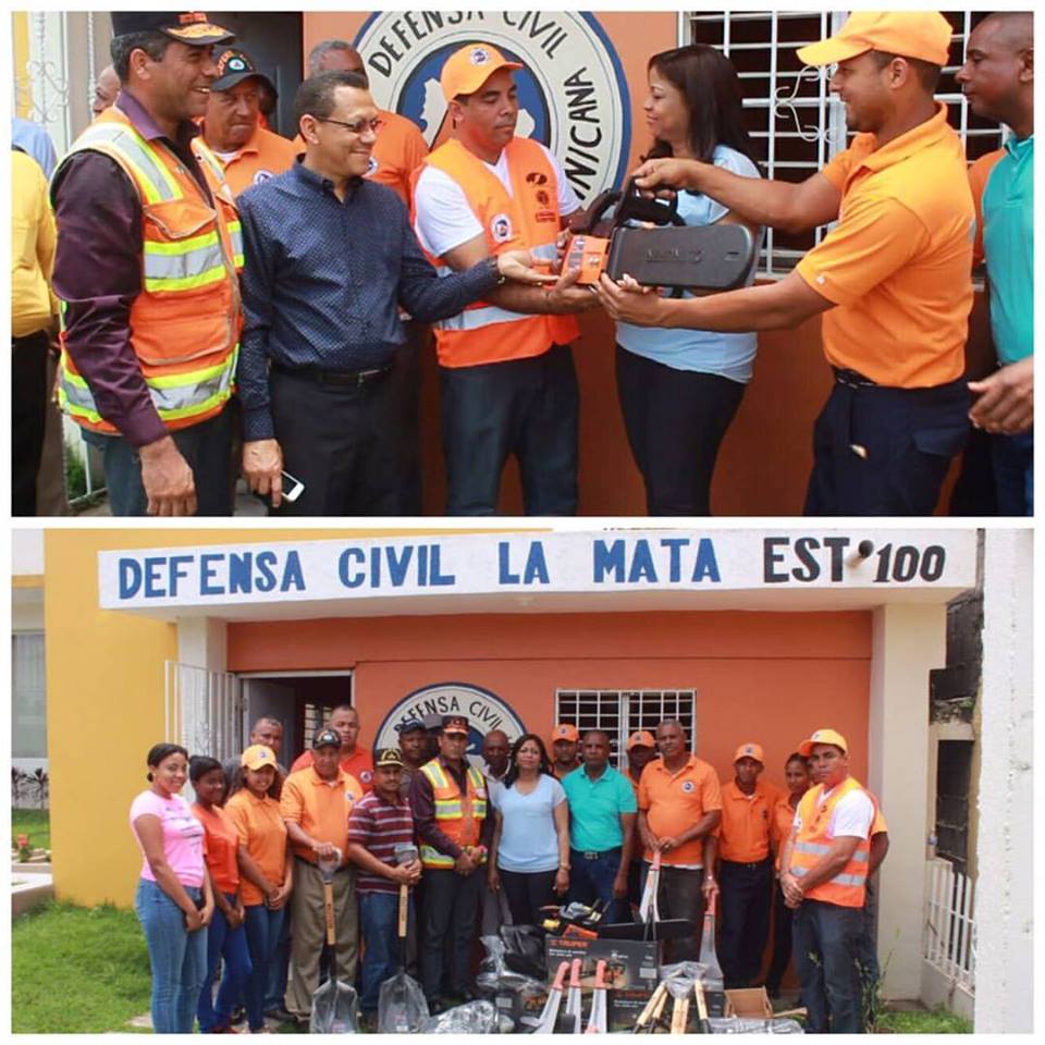 Diputada Yomary Saldaña entrega utensilios a Defensa Civil de Cotuí ...