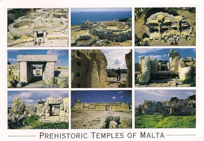 MY UNESCO WHS POSTCARDS COLLECTION: MALTA - Megalithic Temples of Malta