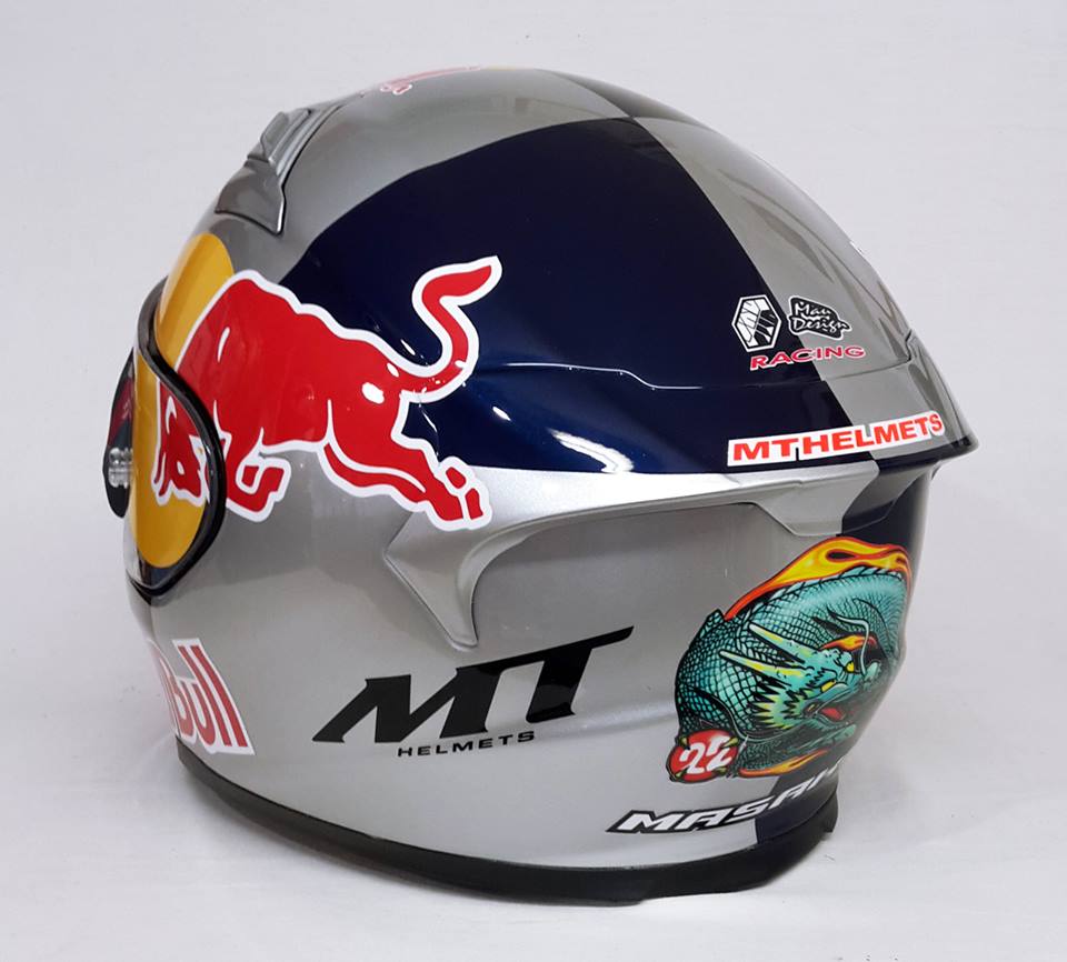 Racing Helmets Garage: MT Helmets KRE Snake Carbon K.Masaki 2018 by Sak ...