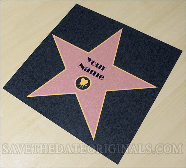 Save the Date Originals: Hollywood Stars