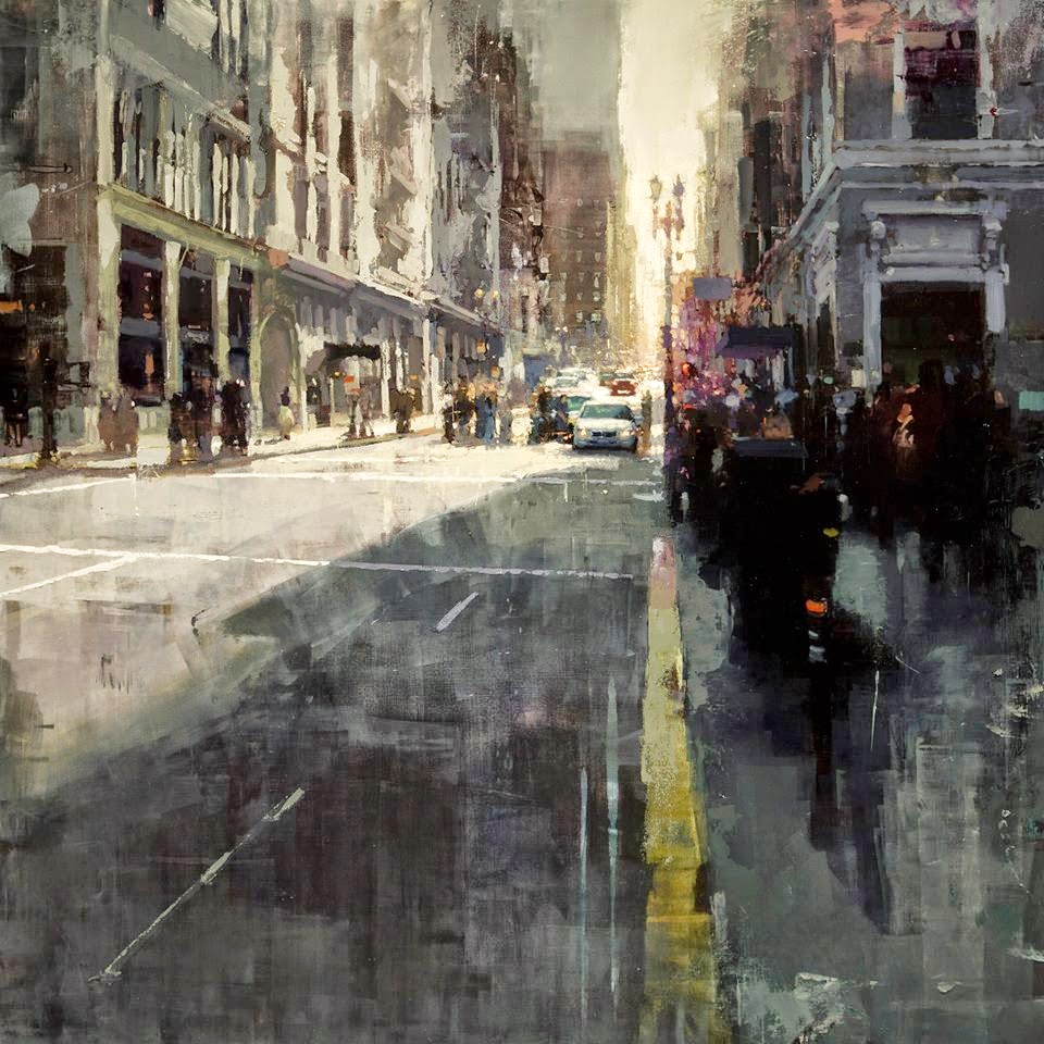 Jeremy Mann, 1979 | Cityscape / Figurative painter | Part. ² | Tutt'Art ...