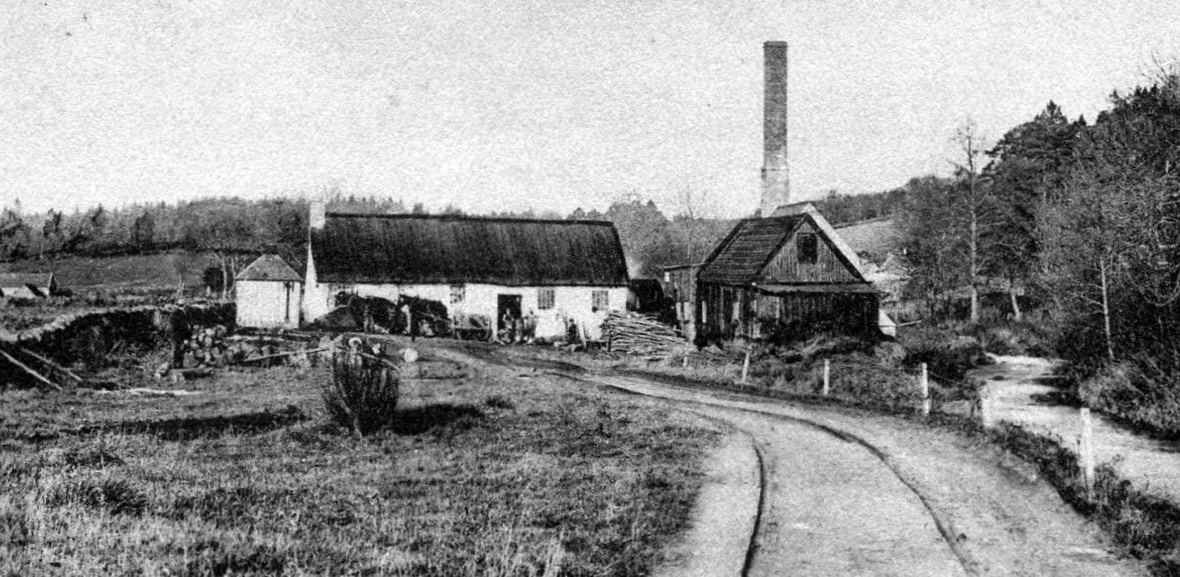 Tour Scotland: Old Photograph Bobbin MIll Inchmarlo Scotland