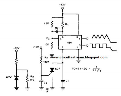 Build a Tone Burst Generator Circuit Diagram