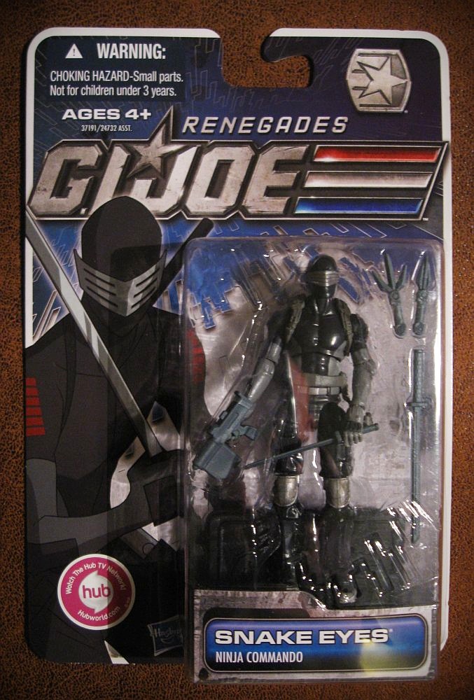 Lair of the Dork Horde: G.I. Joe Renegades Snake Eyes!