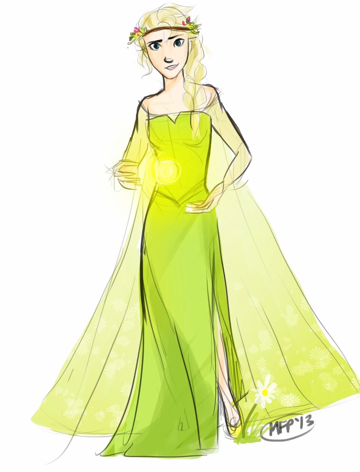 Marion Draws: Nature Elsa