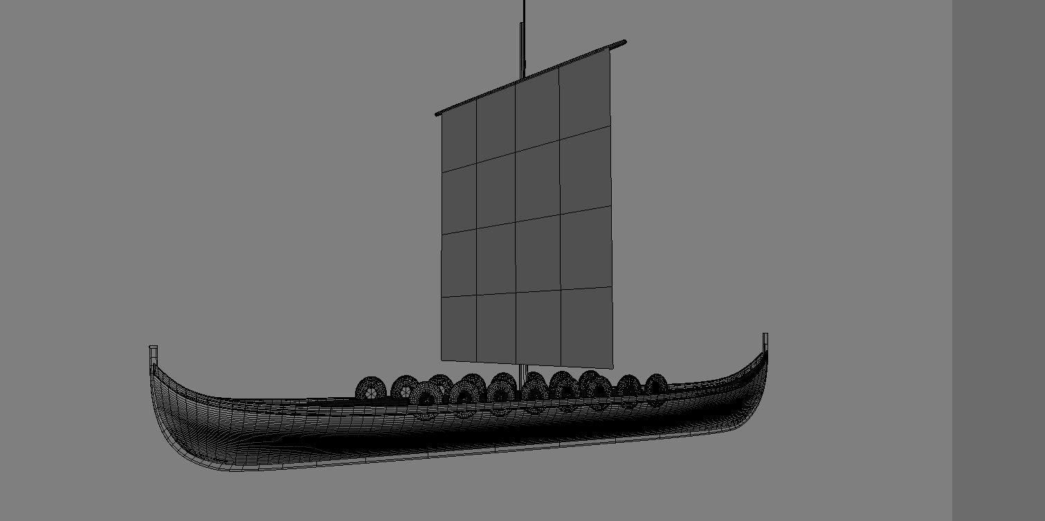 Perspective View: Viking_Longship_Project_01