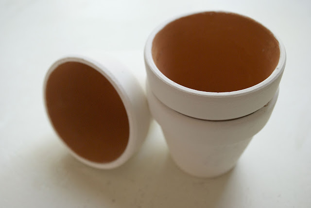 mystics + mint: DIY :: painted pots