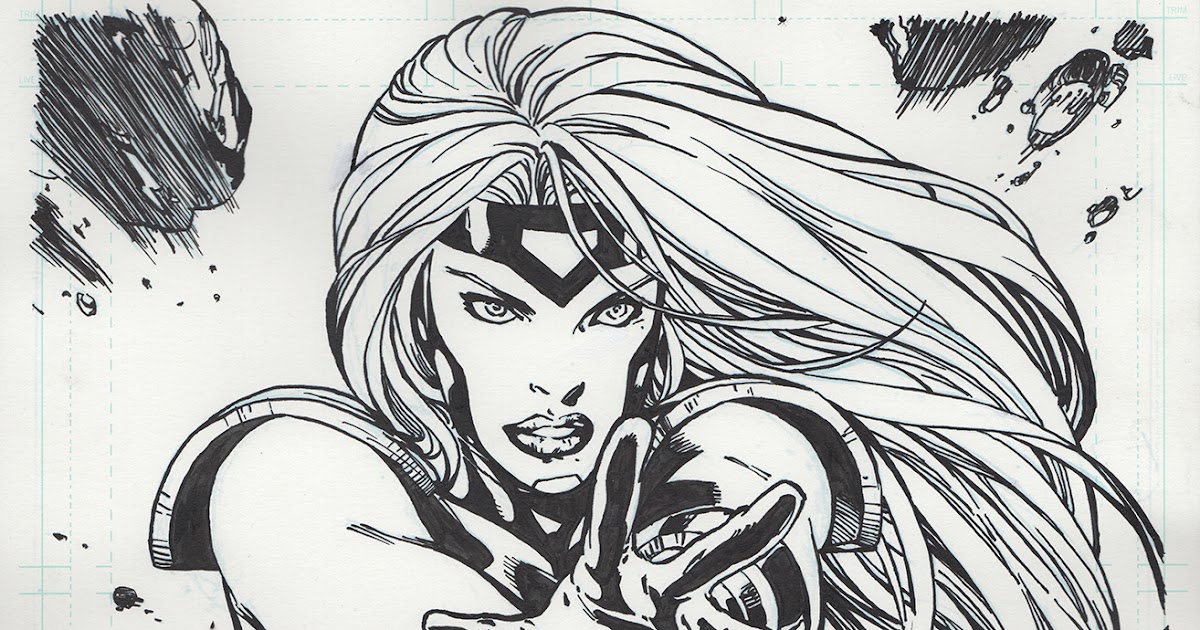 James Porter: Inks #3: Jean Grey by Ed Benes