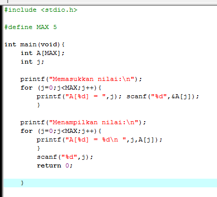Belajar Apa Aja: Bahasa C - Pengertian Array II