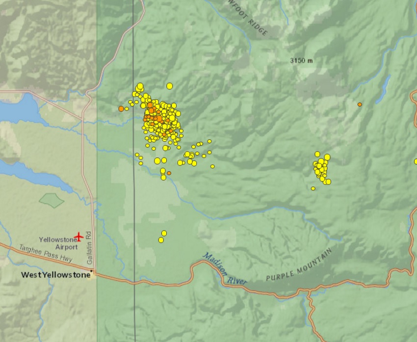 The Big Wobble : Yellowstone Supervolcano is hit with a second cluster ...