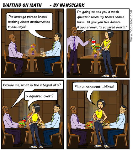 Waiting on Math - Cartoon Thursday - An Engineer's Aspect