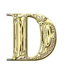 Alfabeto con letras doradas. - Oh my Alfabetos!