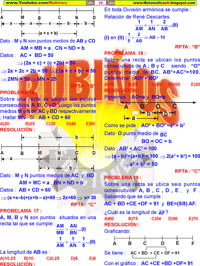 SEGMENTOS PROBLEMAS RESUELTOS DE GEOMETRIA BÁSICA pdf