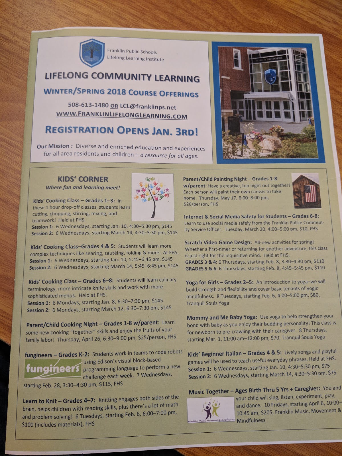 Franklin Matters: Lifelong Community Learning: Winter/Spring 2018 ...