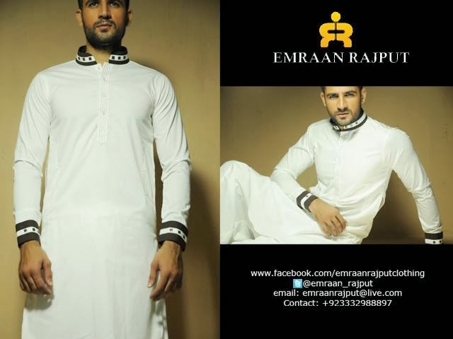 Emraan Rajput Stylish Kurta Designs Collection for Men 2014
