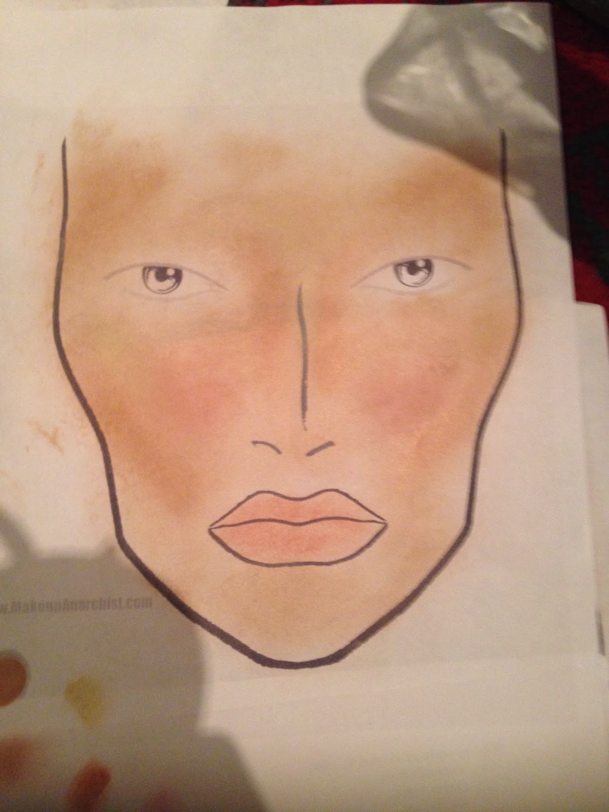 Make up in Motion: Estella Face charts