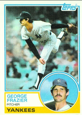 1983 Topps Blog: #123 George Frazier - New York Yankees