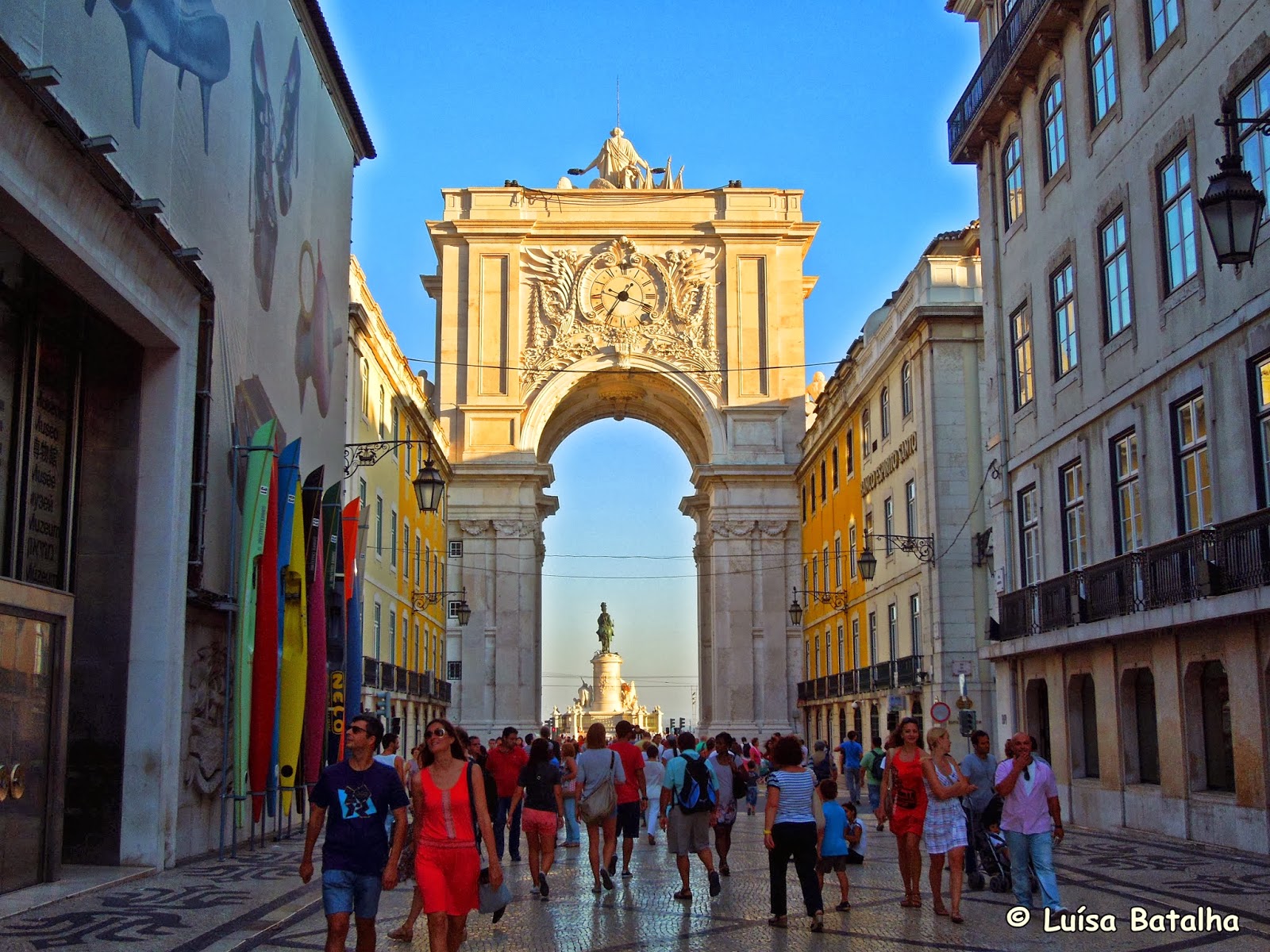 Viajar de Mochila às Costas: Arco da Rua Augusta - Lisboa