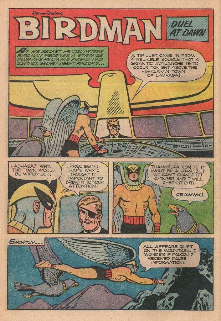 Saved From The Paper Drive: Comic Book Short Story~ Birdman in "Duel at ...